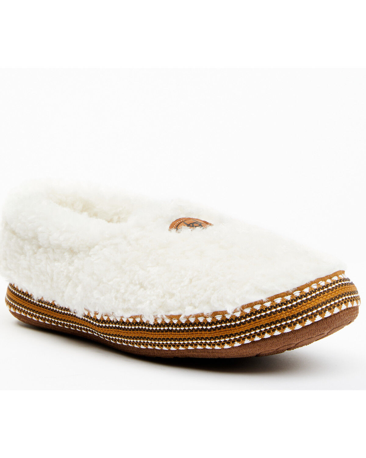Ariat Women's Appaloosa Snuggle Slippers, Cream