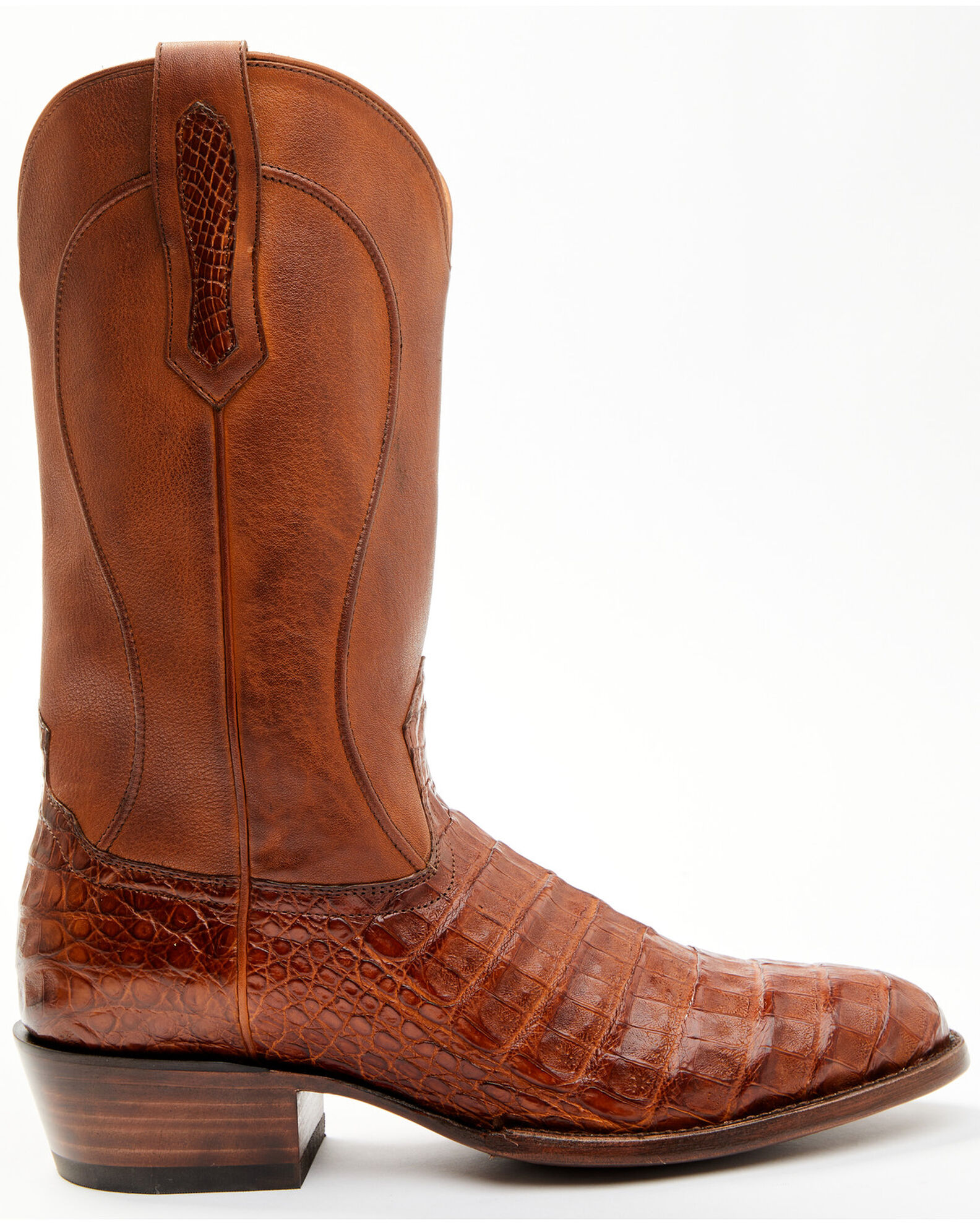 Cody James Black 1978® Men's Chapman Exotic Caiman Belly Western Boots - Round Toe, Cognac