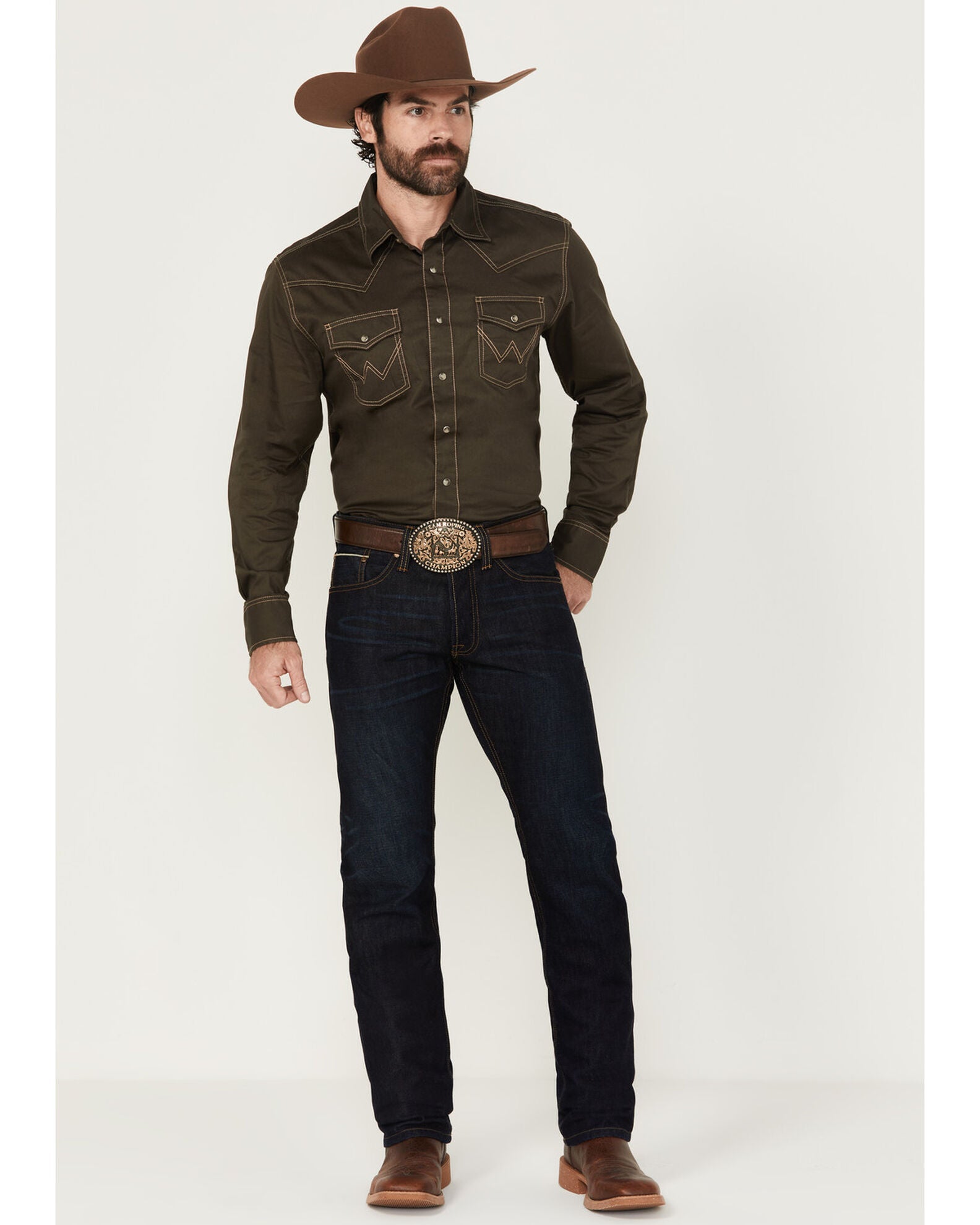 Product Name: Cody James Men's Tucson Dark Wash Straight Selvedge Rigid ...