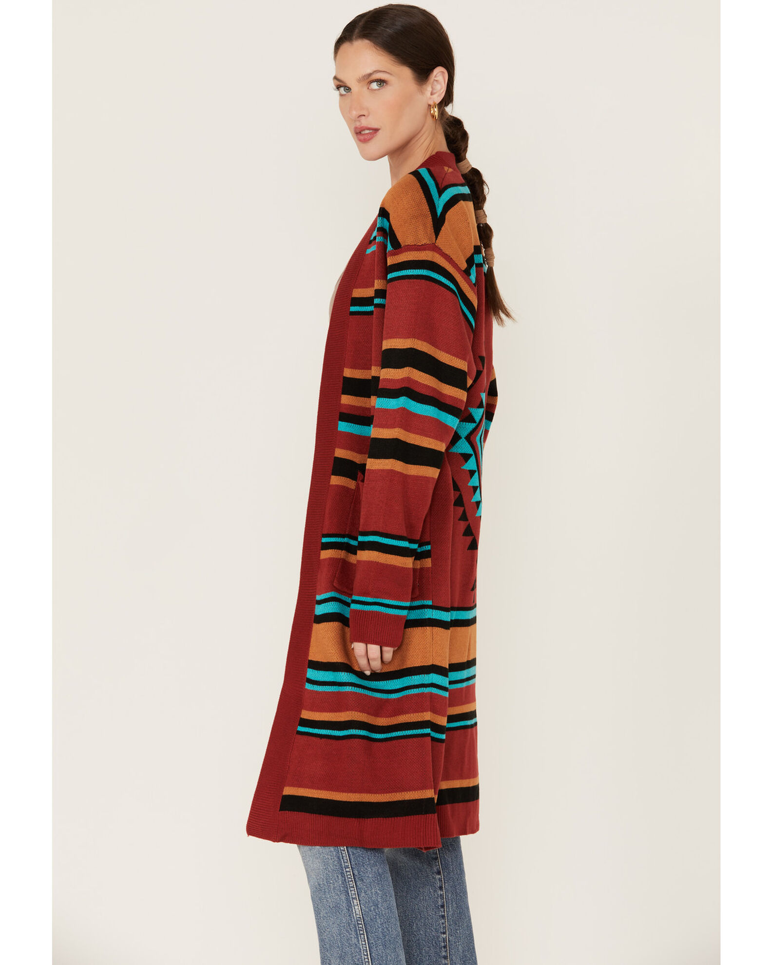 Product Name: Wrangler Women's Southwestern Stripe Print Duster