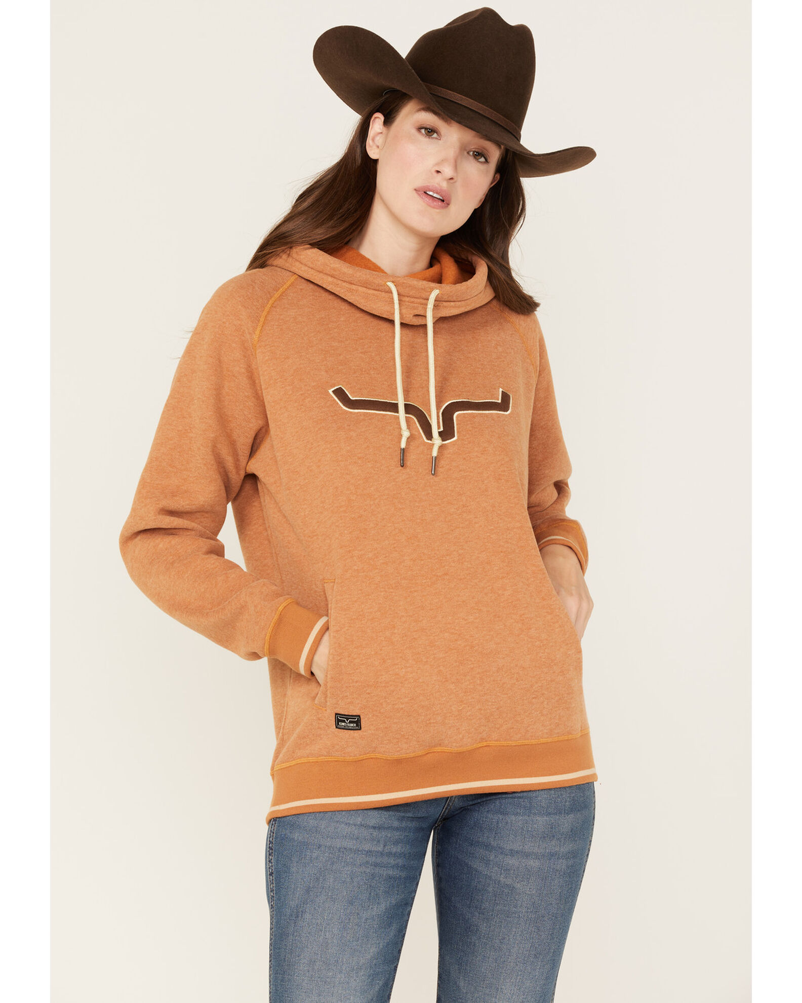 Product Name: Kimes Ranch Women's Two Scoops Logo Pullover Fleece Hoodie