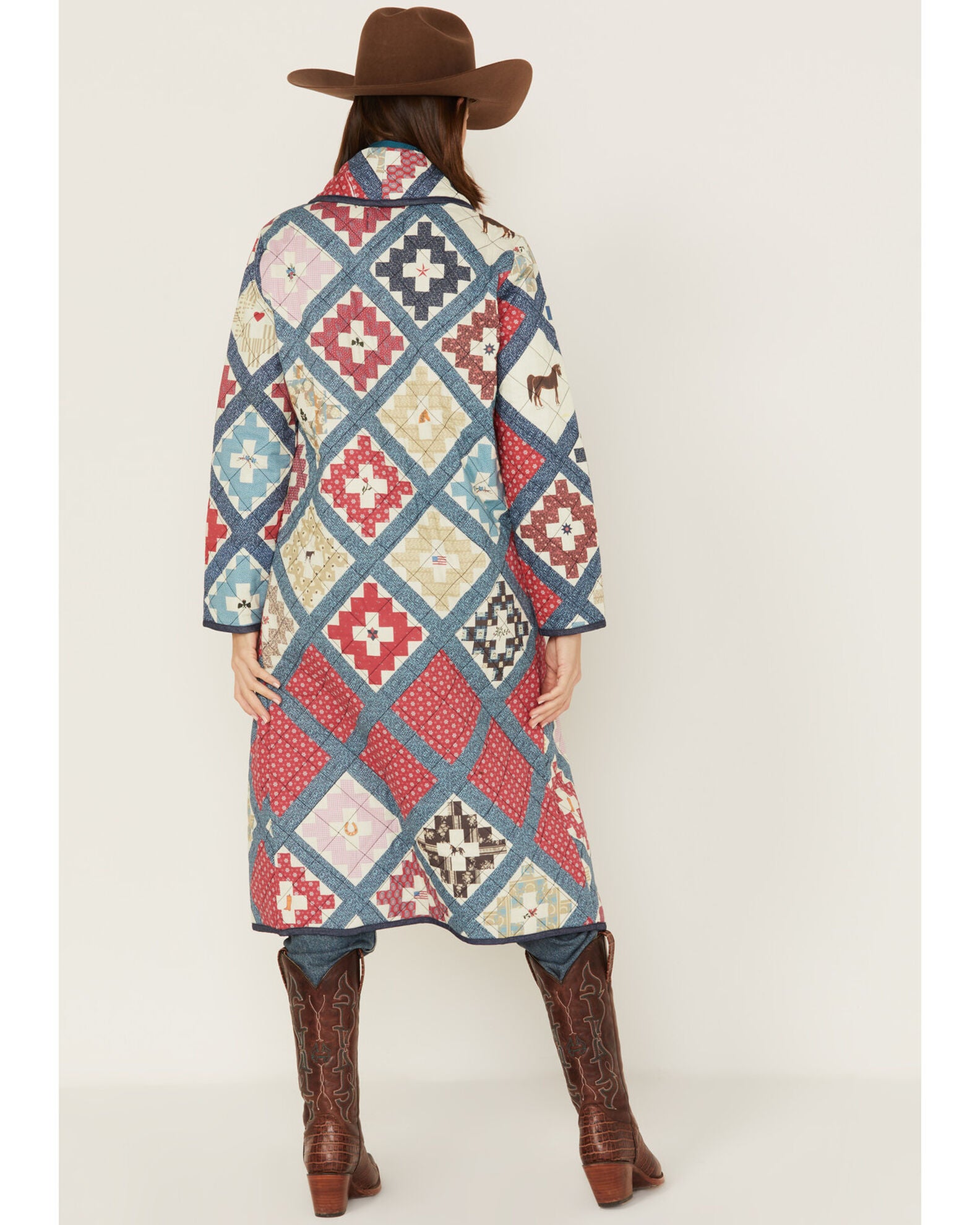 Tasha Polizzi Women's Quilted Patchwork Coat,
