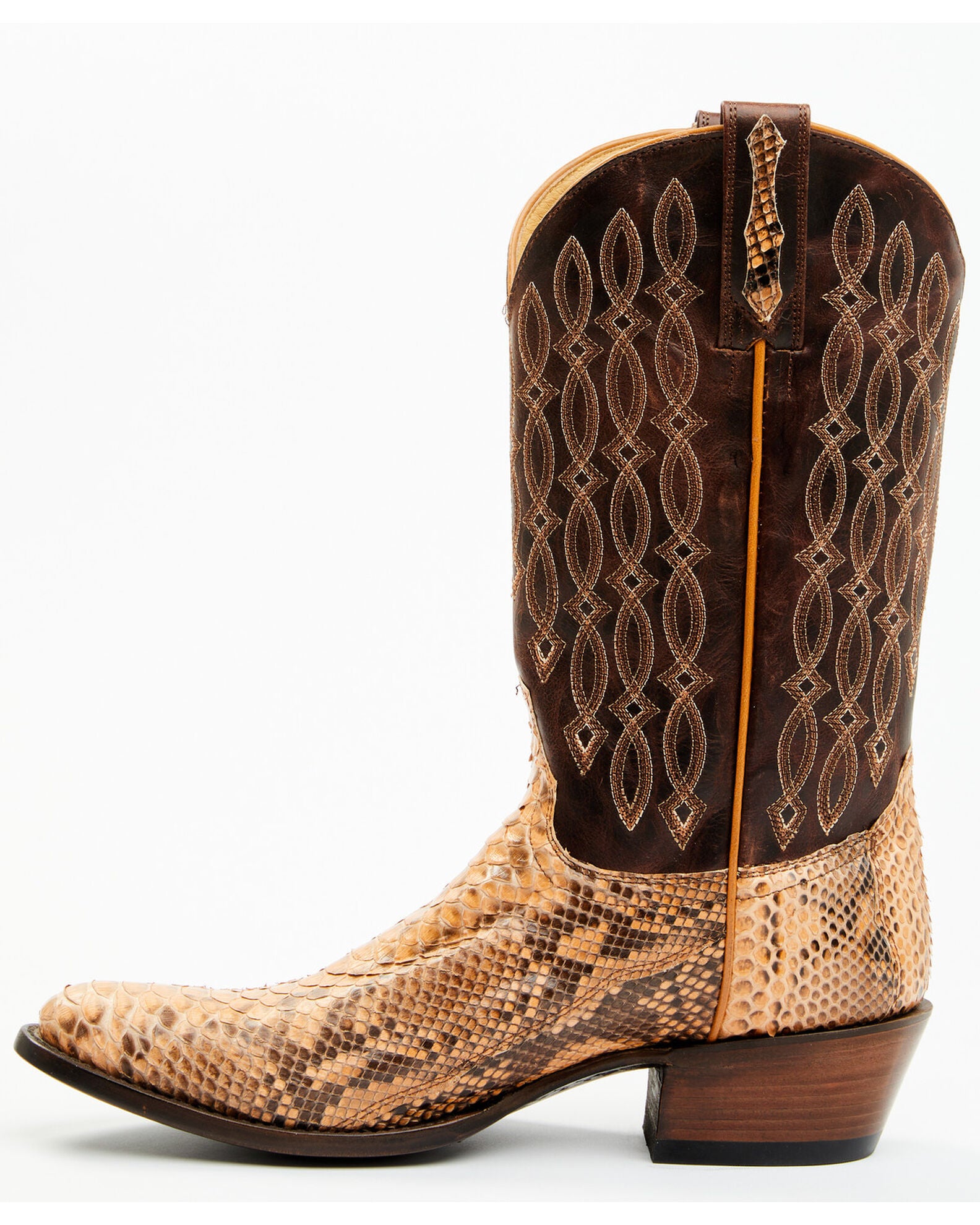 Product Name: Cody James Men's Exotic Python Western Boots - Round Toe