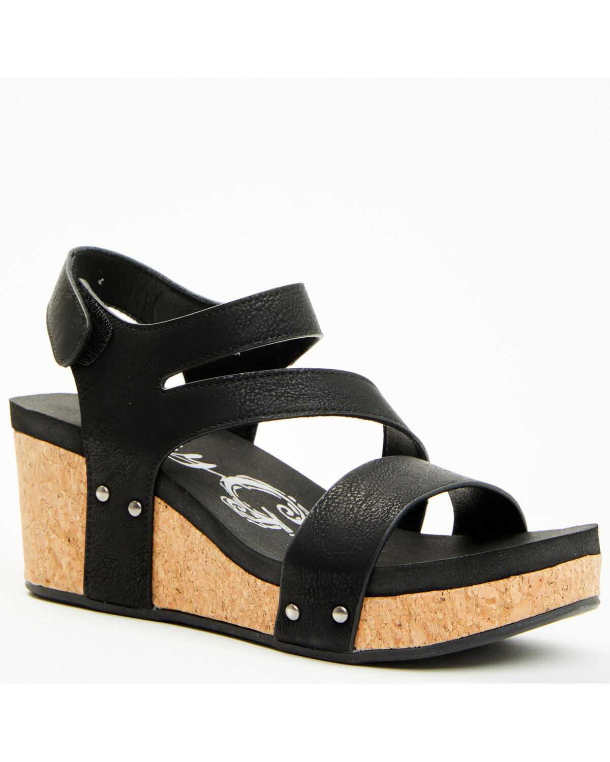 Very G Women's Casper Platform Sandals , Black, hi-res