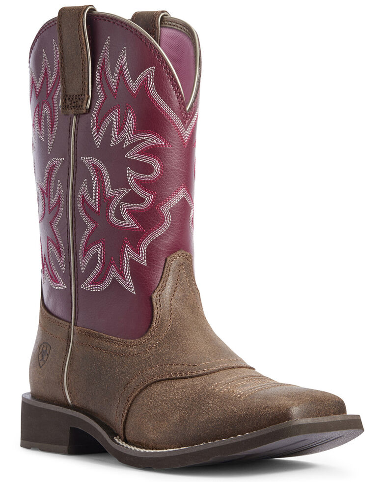 Women's Wide Square Toe Boots - Country Outfitter