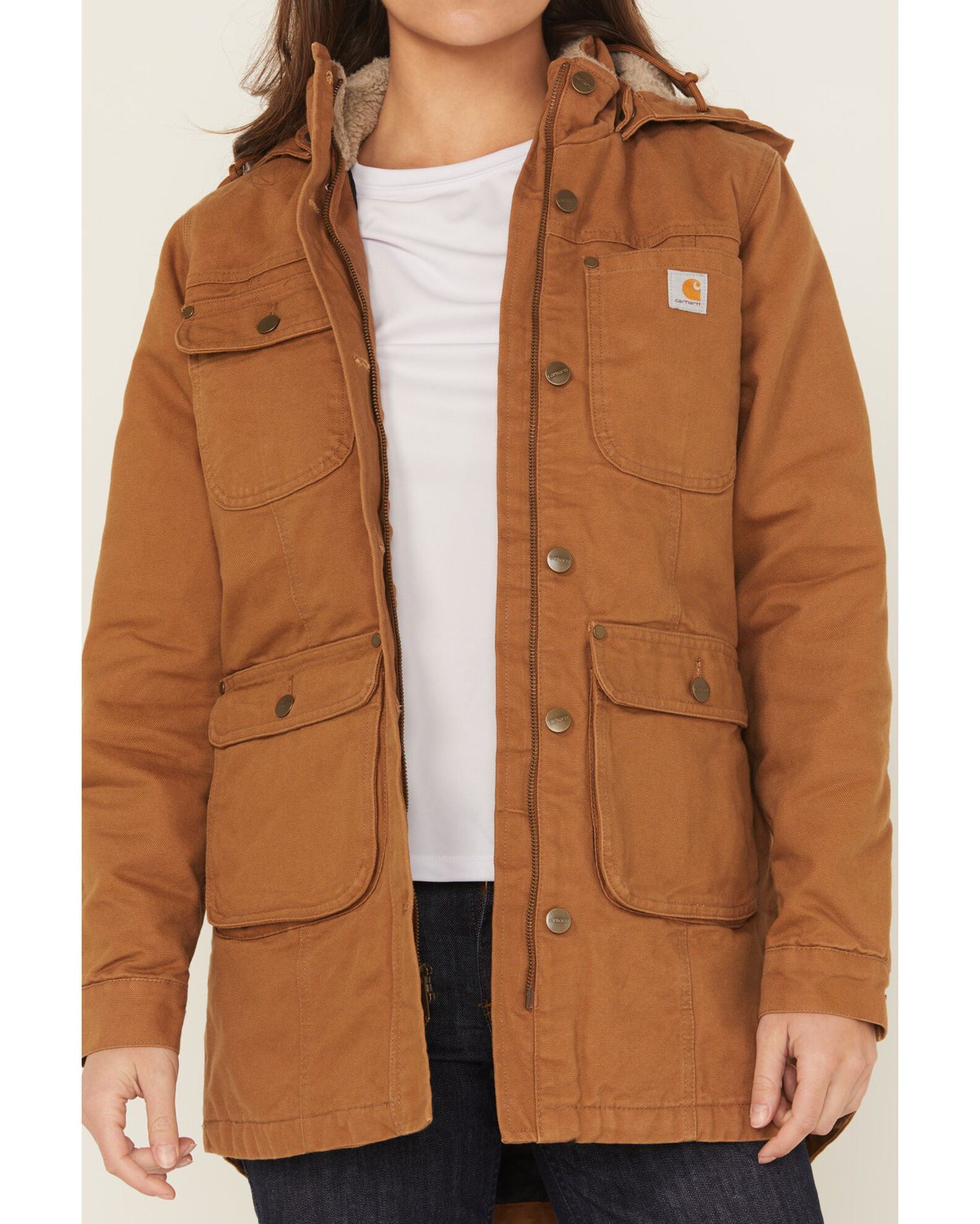 Product Name: Carhartt Women's Loose Fit Weathered Duck Coat