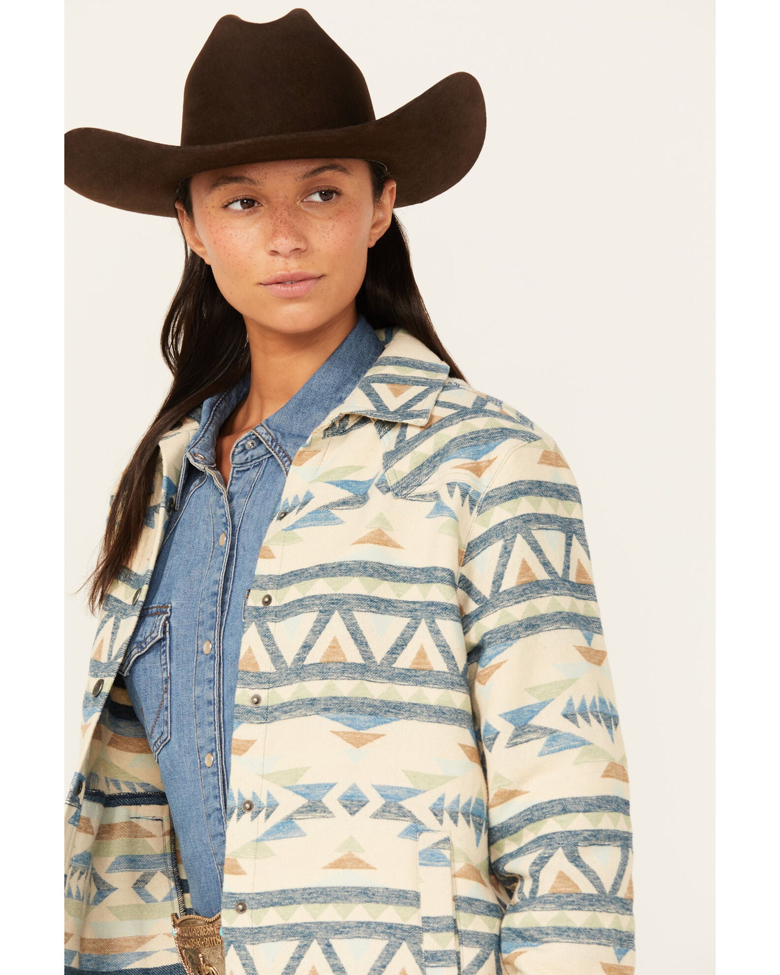 Product Name: Outback Trading Co Women's Hazel Southwestern Print Long ...