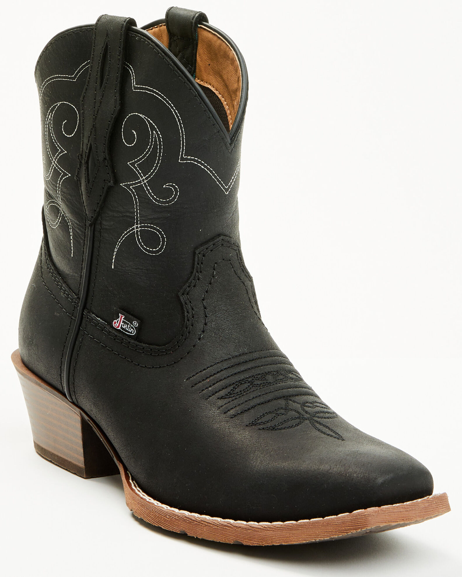 Justin Women's Boot Barn Exclusive Gypsy Western Booties - Square Toe ...