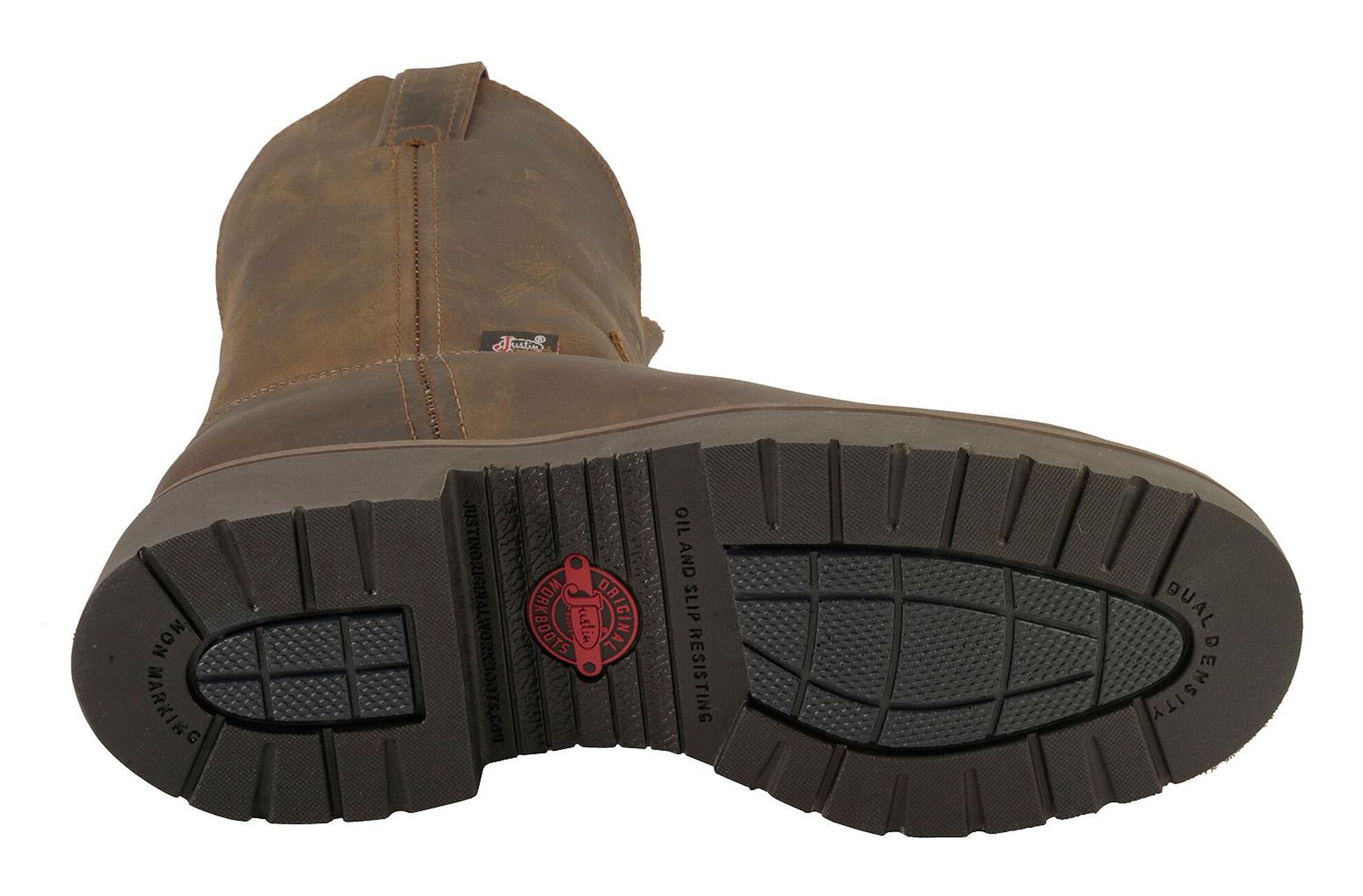 Justin Men's J-Max Balusters Electrical Hazard Pull On Work Boots ...