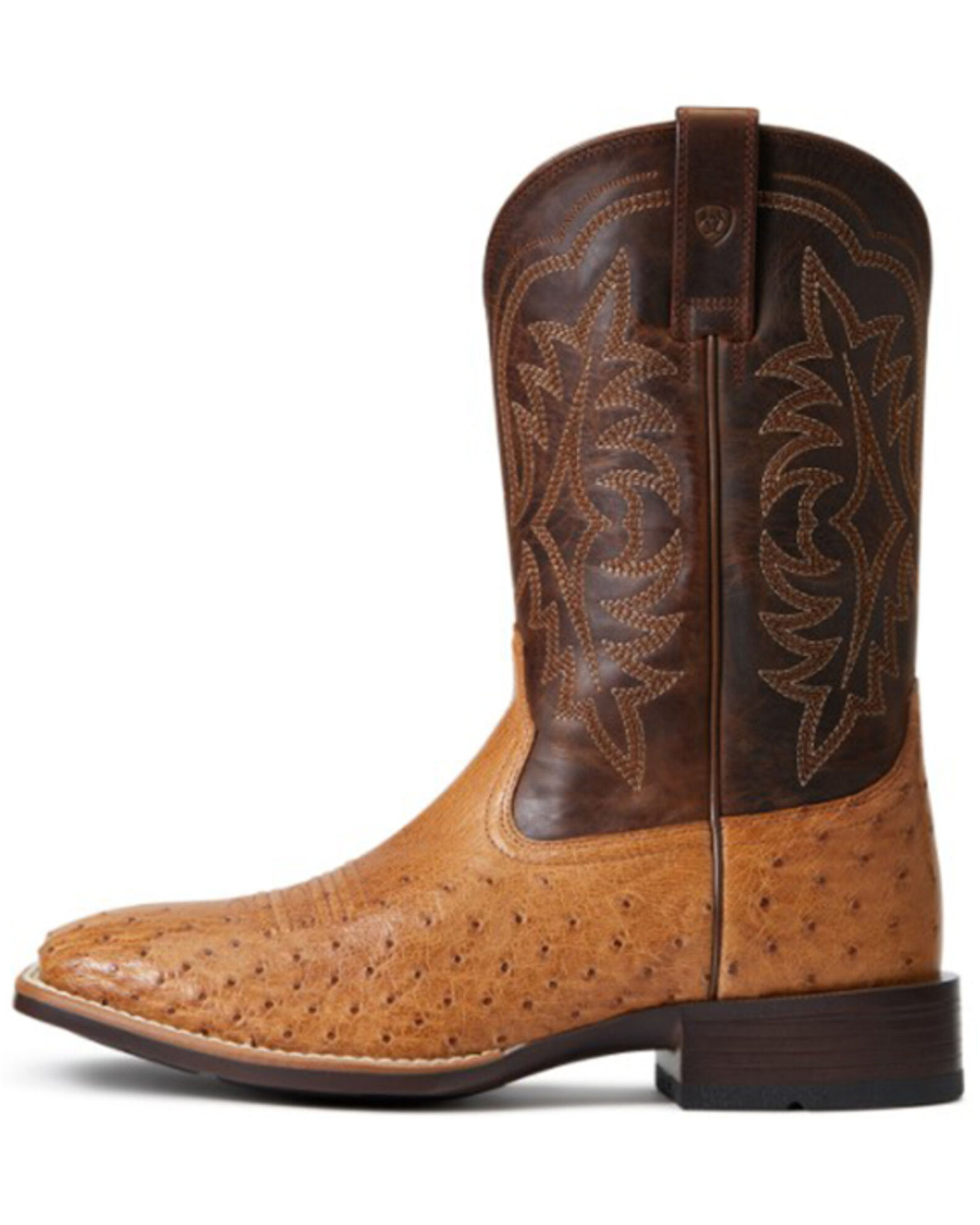 Product Name: Ariat Men's Ranger Smooth Full Quill Ostrich Night Life ...