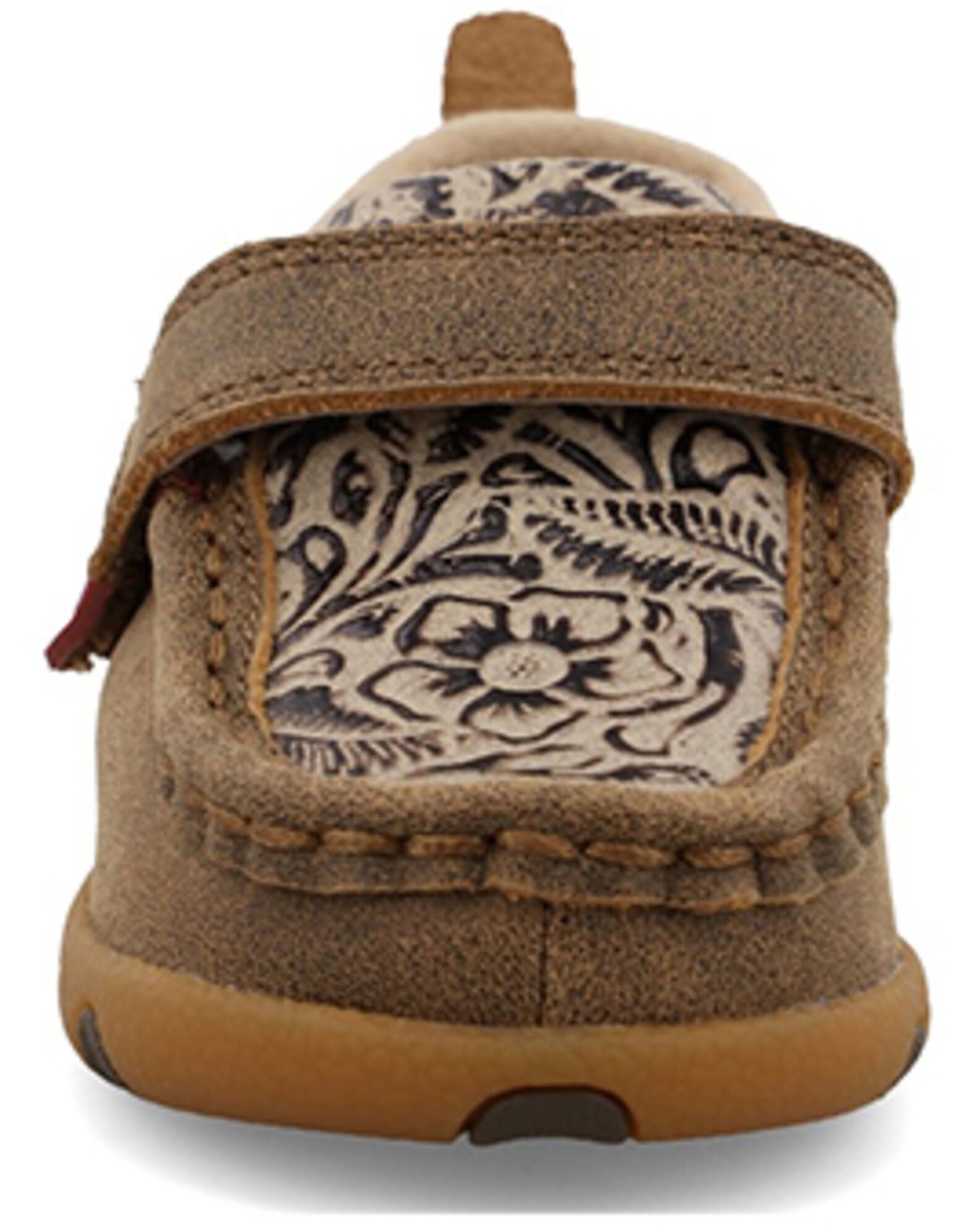 Twisted X Toddler Girls' Driving Mocs, Brown