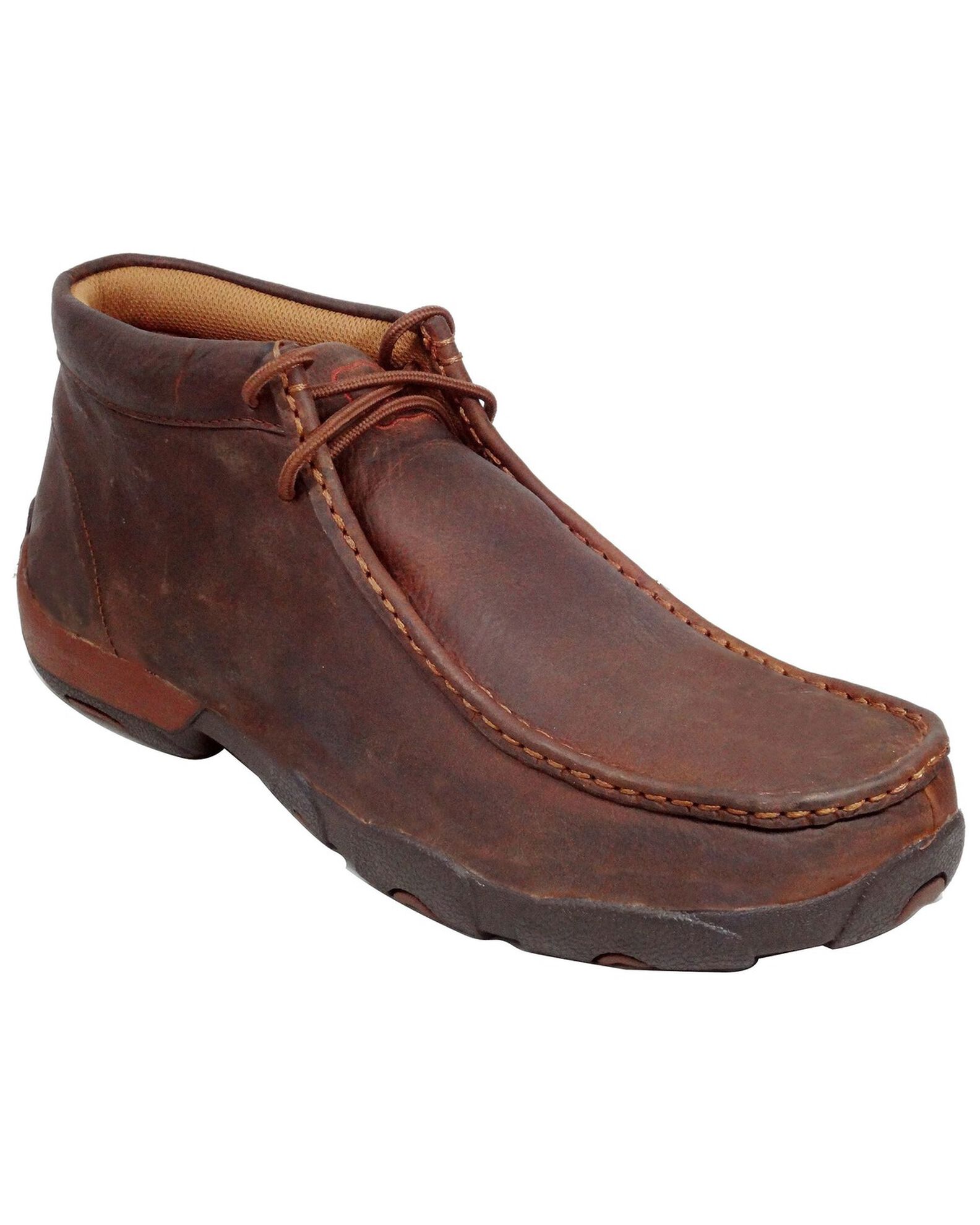 Twisted X Men's Chukka Driving Mocs, Copper