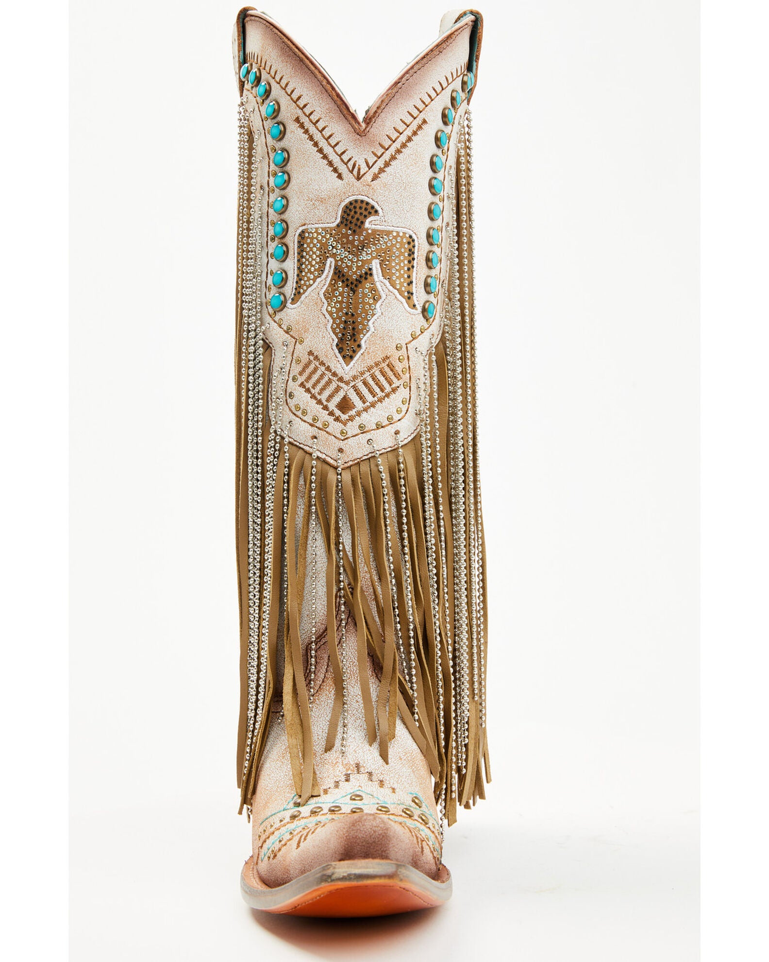 Corral Women's Embroidered and Crystal Eagle Fringe Western Boots ...
