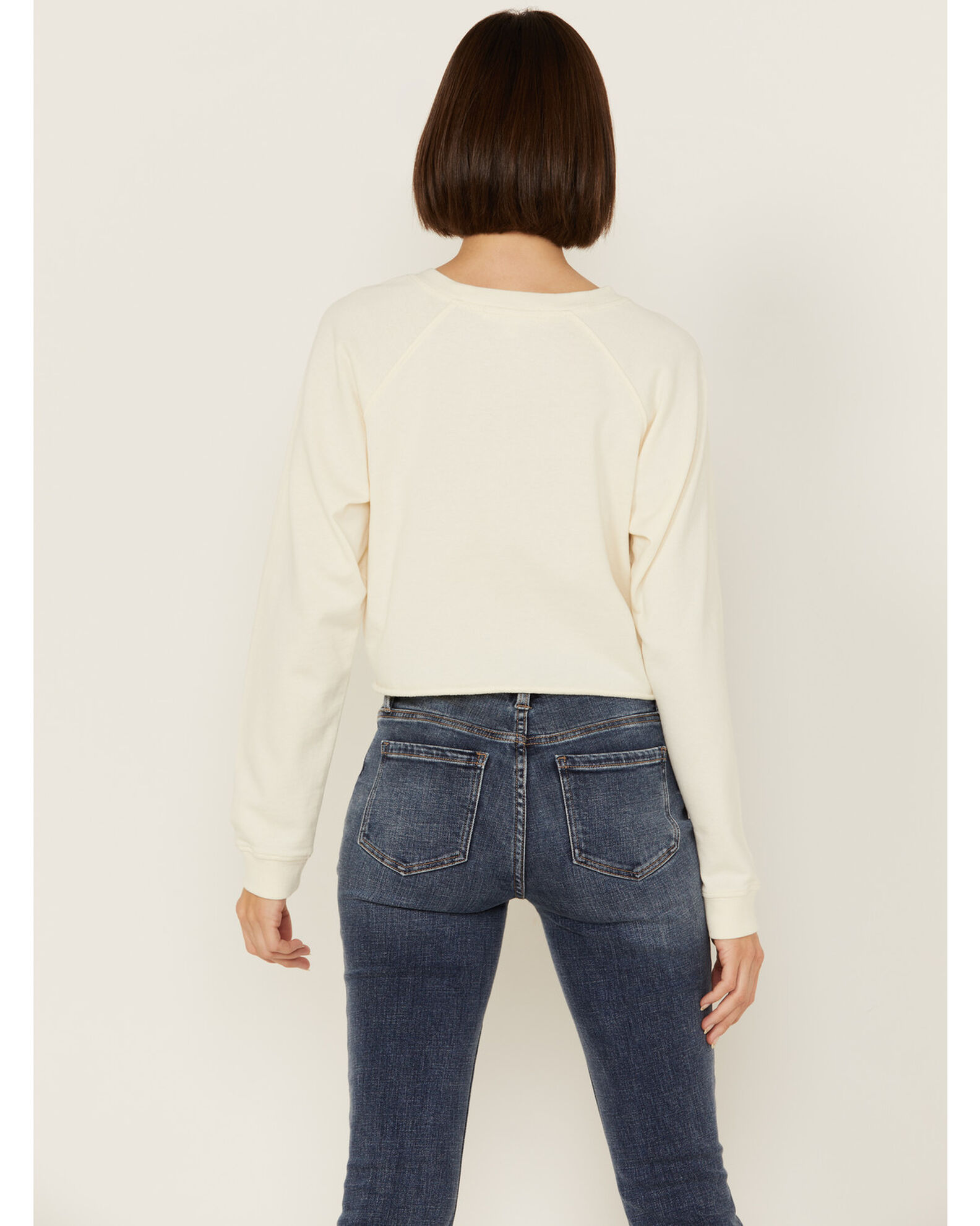Product Name: Cleo + Wolf Women's Asher Flocked Cropped Pullover
