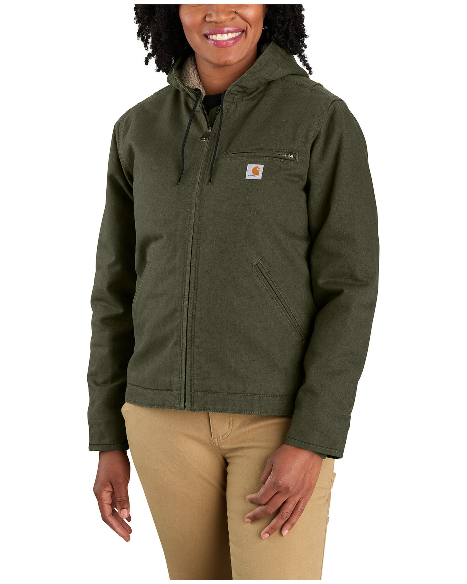 Green carhartt jacket store