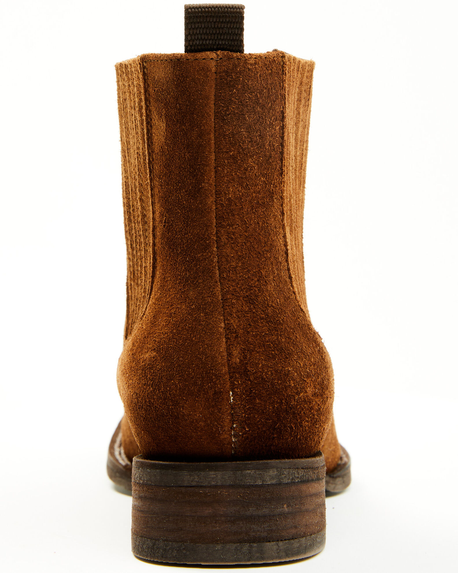 Shyanne Women's Beverly Pull-On Western Booties - Broad Square Toe, Brown