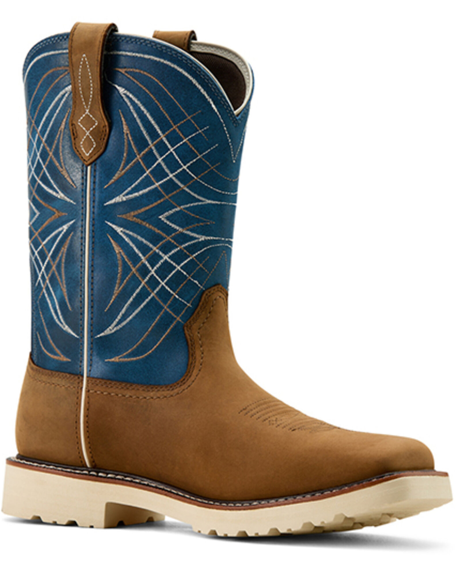 Ariat Men's Activator Waterproof Work Boots - Soft Toe, Brown