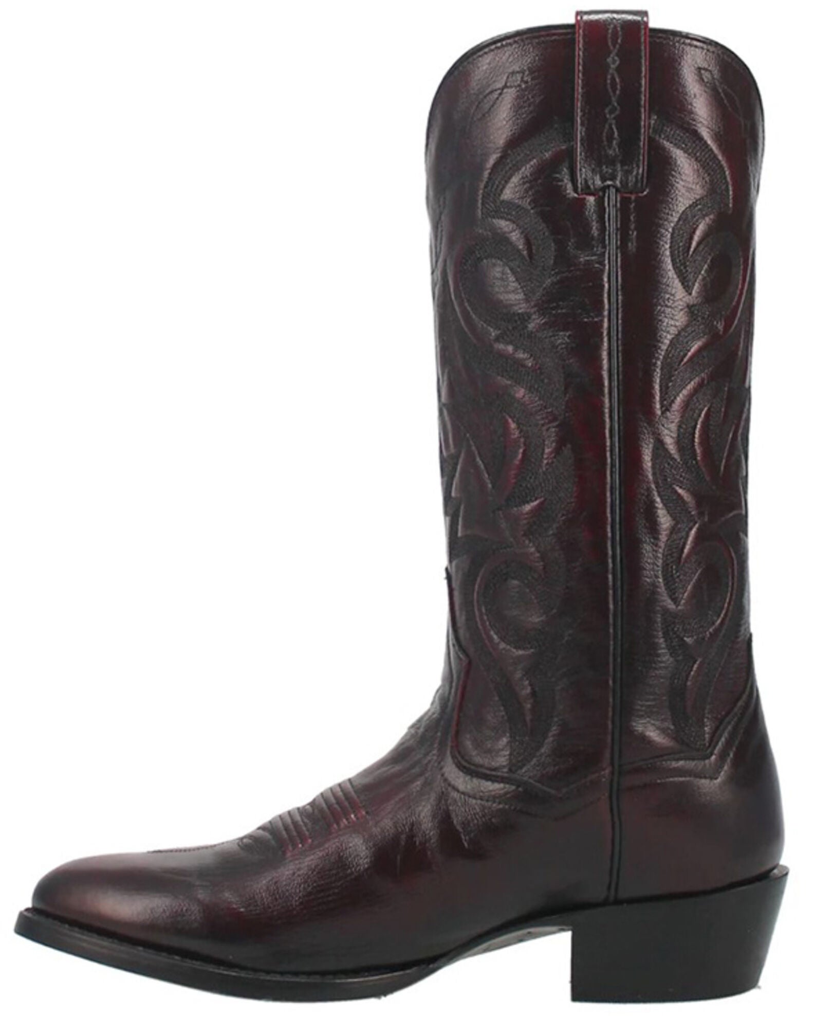Dan Post Men's Mignon Western Boots - Round Toe, Black Cherry