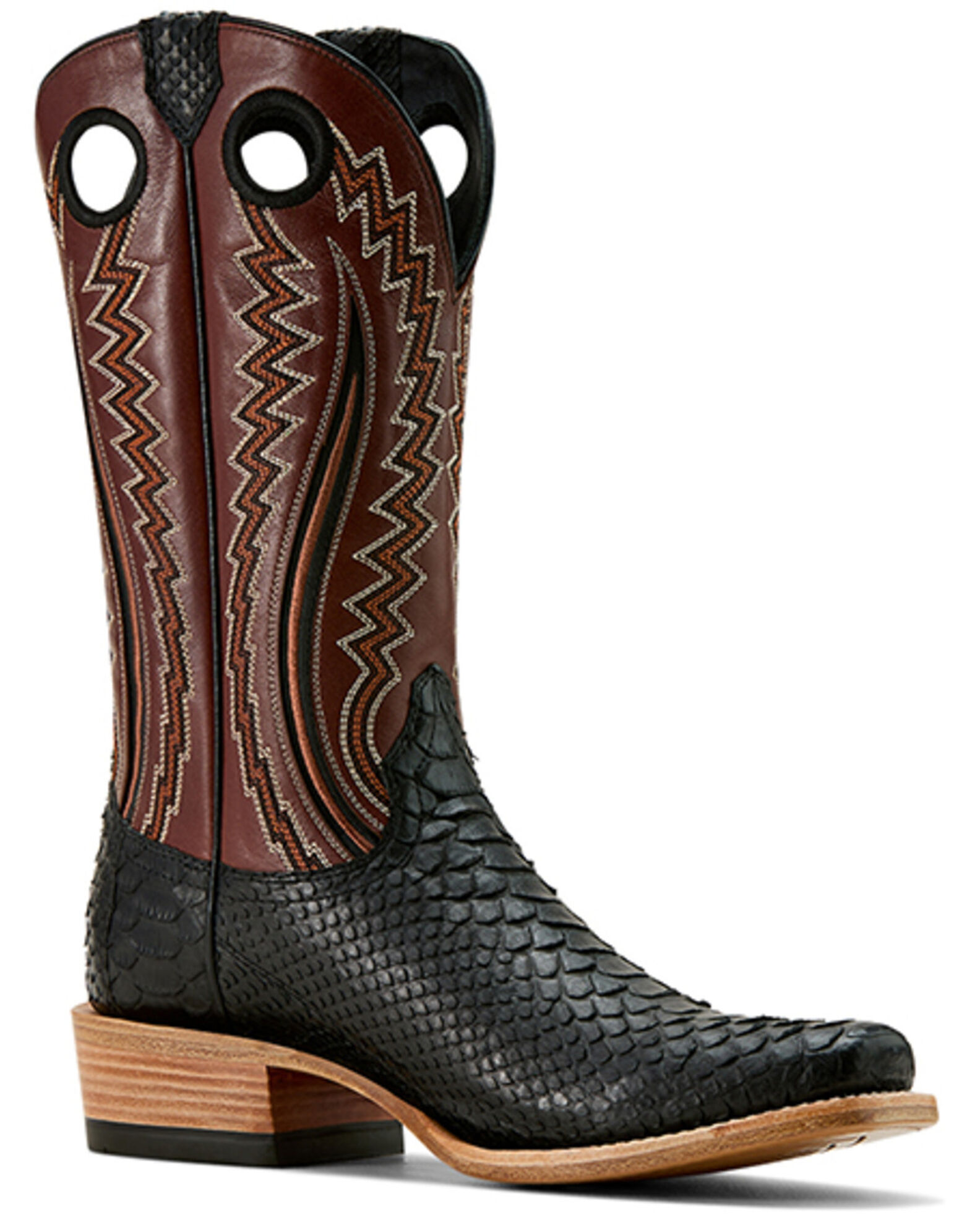 Ariat Men's Futurity Exotic Python Tall Western Boots - Square Toe, Black