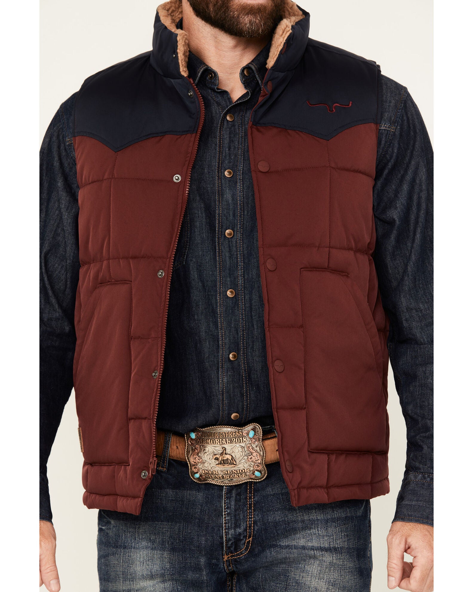 Product Name: Kimes Ranch Men's Muir Trail Colorblock Quilted Vest
