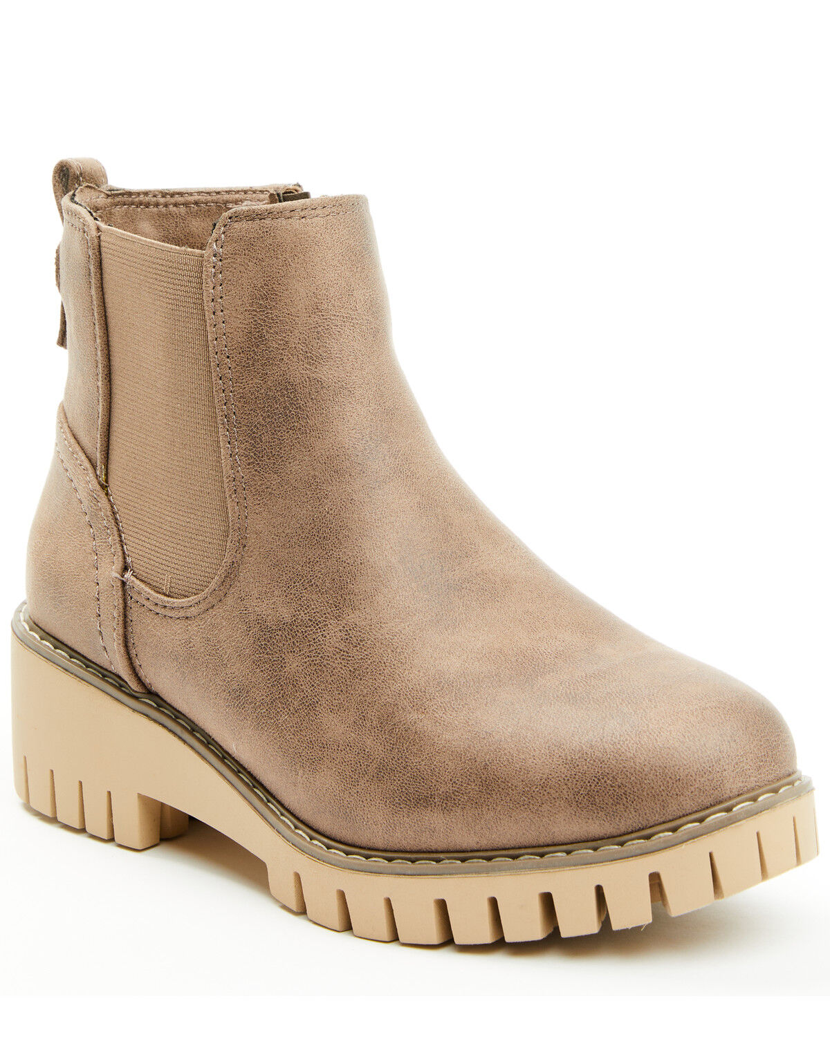 Very G Women's Pasadena Fashion Booties - Round Toe, Taupe, hi-res