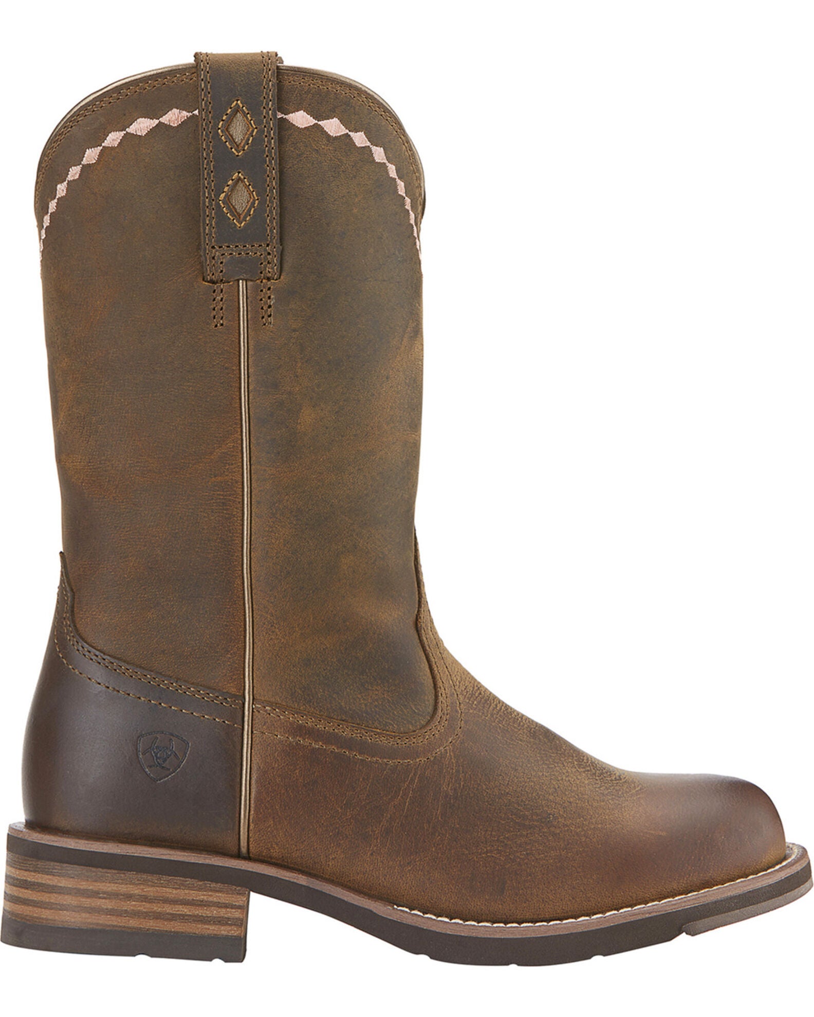 Ariat Women's Unbridled Roper Boots - Round Toe, Dark Brown