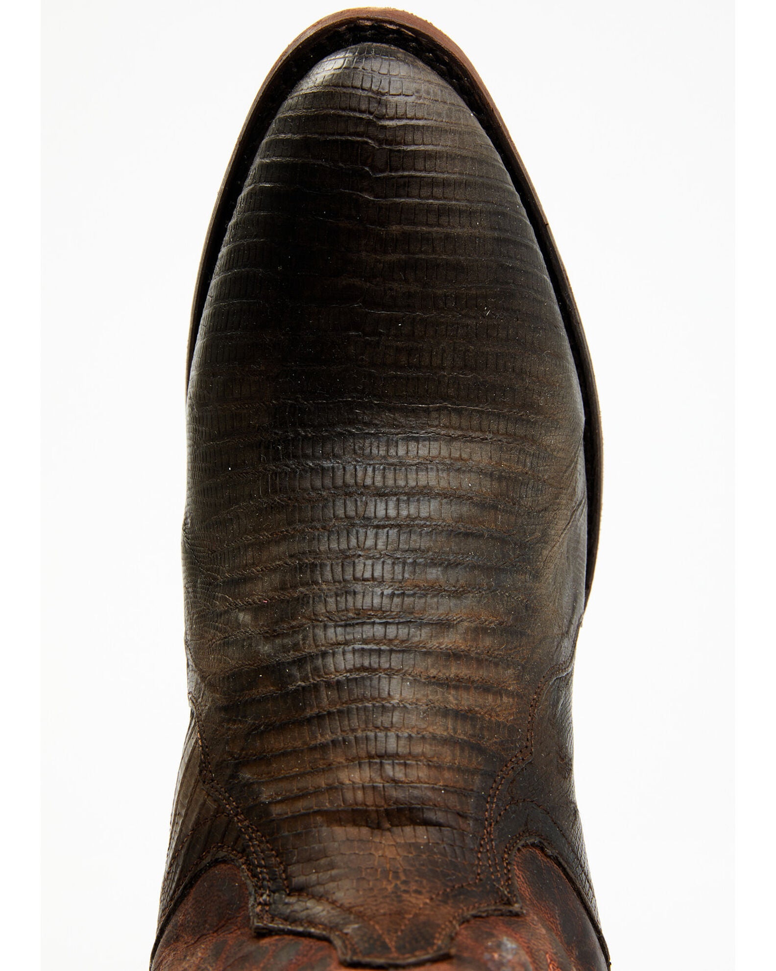 Dan Post Men's Exotic Teju Lizard Leather Tall Western Boots - Round ...