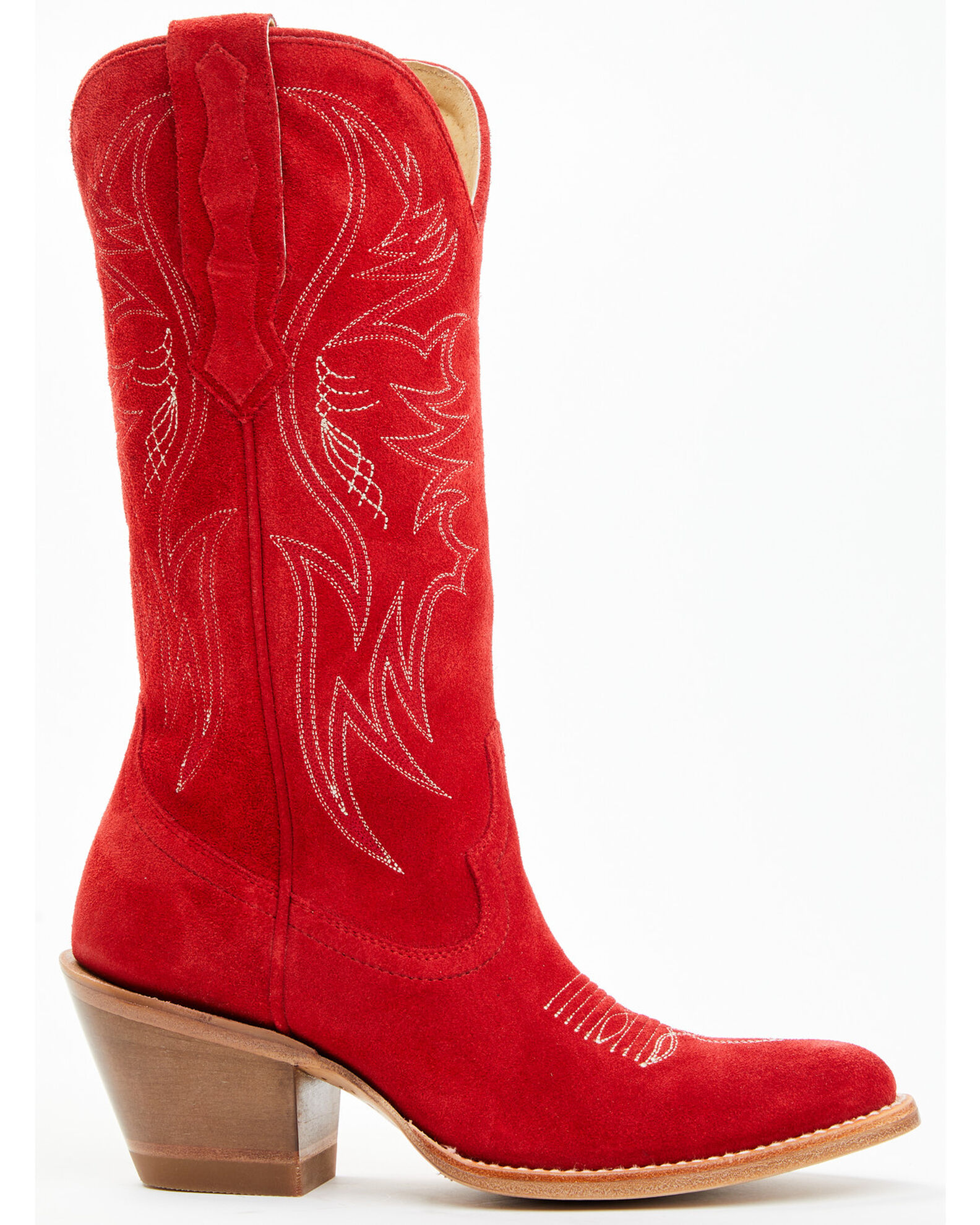 Idyllwind Women's Charmed Life Suede Western Boots - Round Toe, Cherry