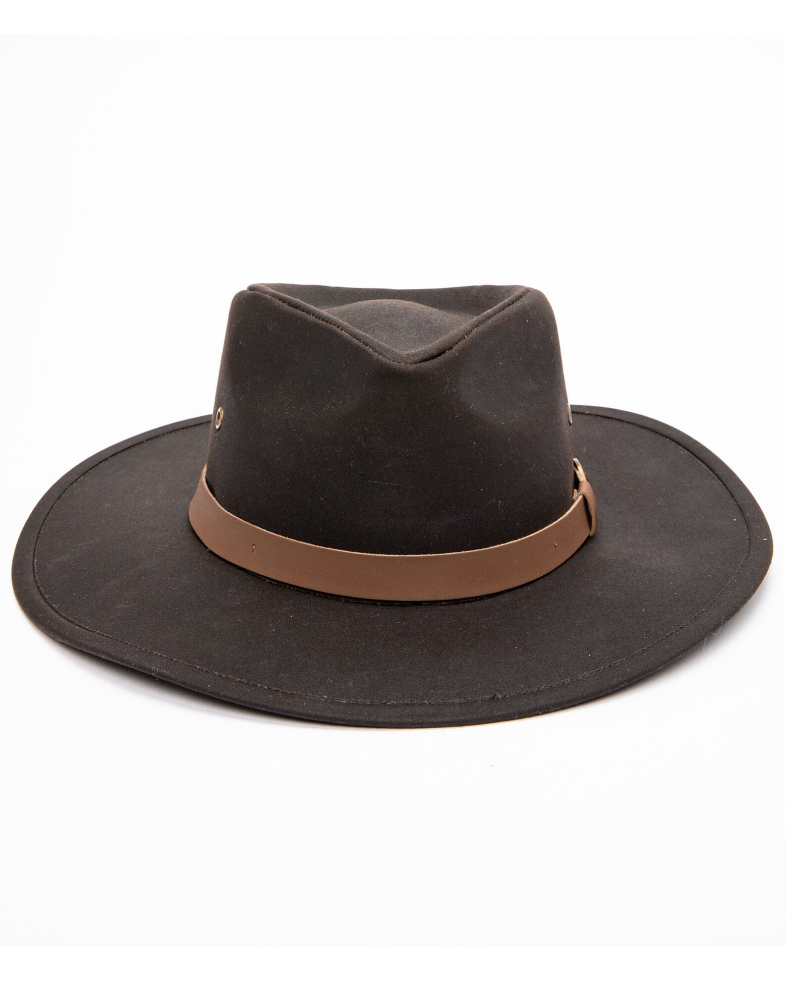 Outback Trading Co Men's Kodiak Oilskin Sun Hat, Brown