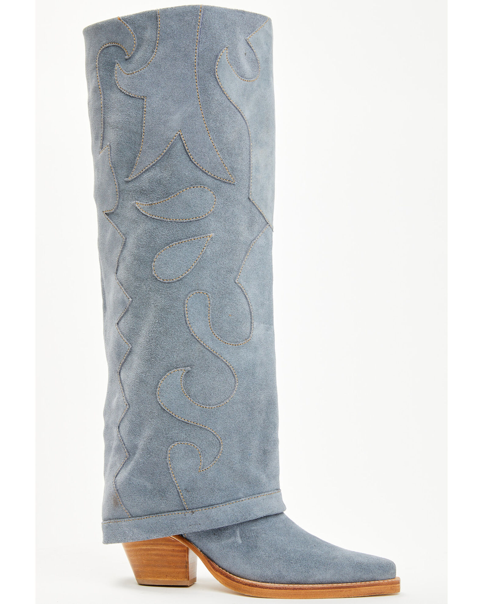 Product Name: Wonderwest Women's Zendaya Tall Suede Western Boots ...