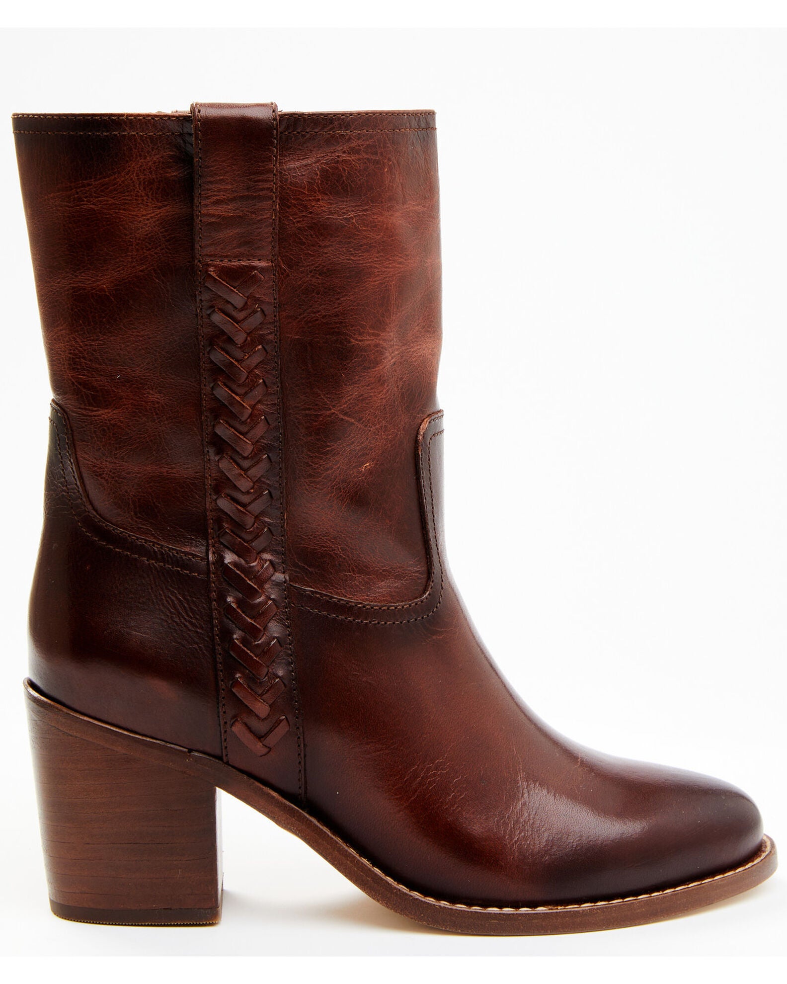 Cleo + Wolf Women's Cranberry Western Boots - Round Toe, Wine