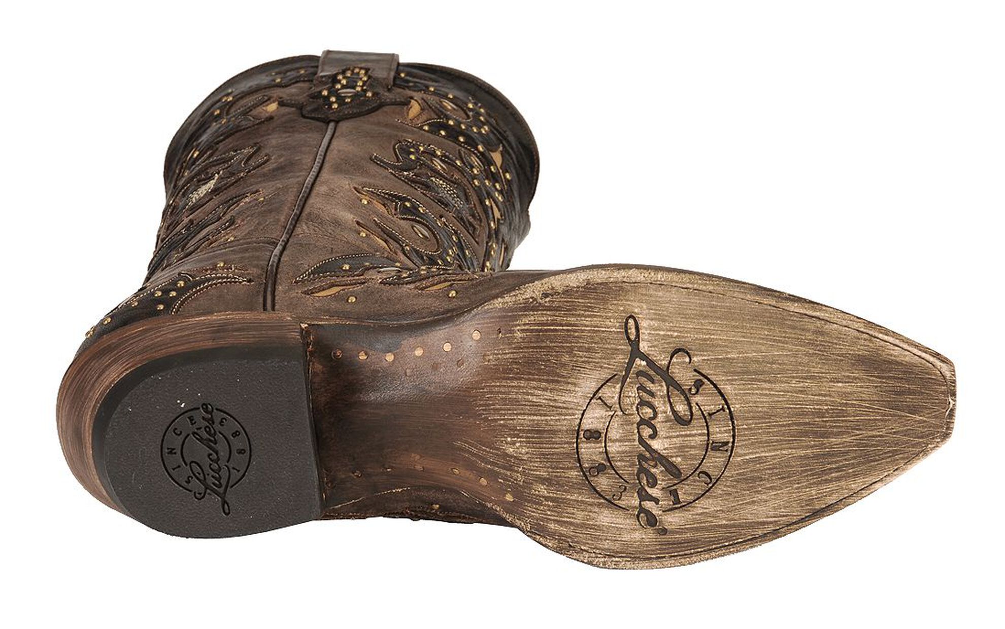 Product Name: Lucchese Women's Handmade 1883 Studded Fiona Cowgirl ...