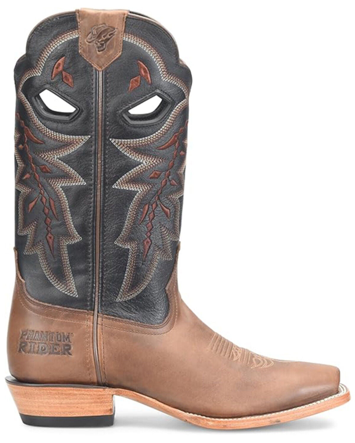 Double H Men's Buckaroo Tall Western Boots - Broad Square Toe, Caramel