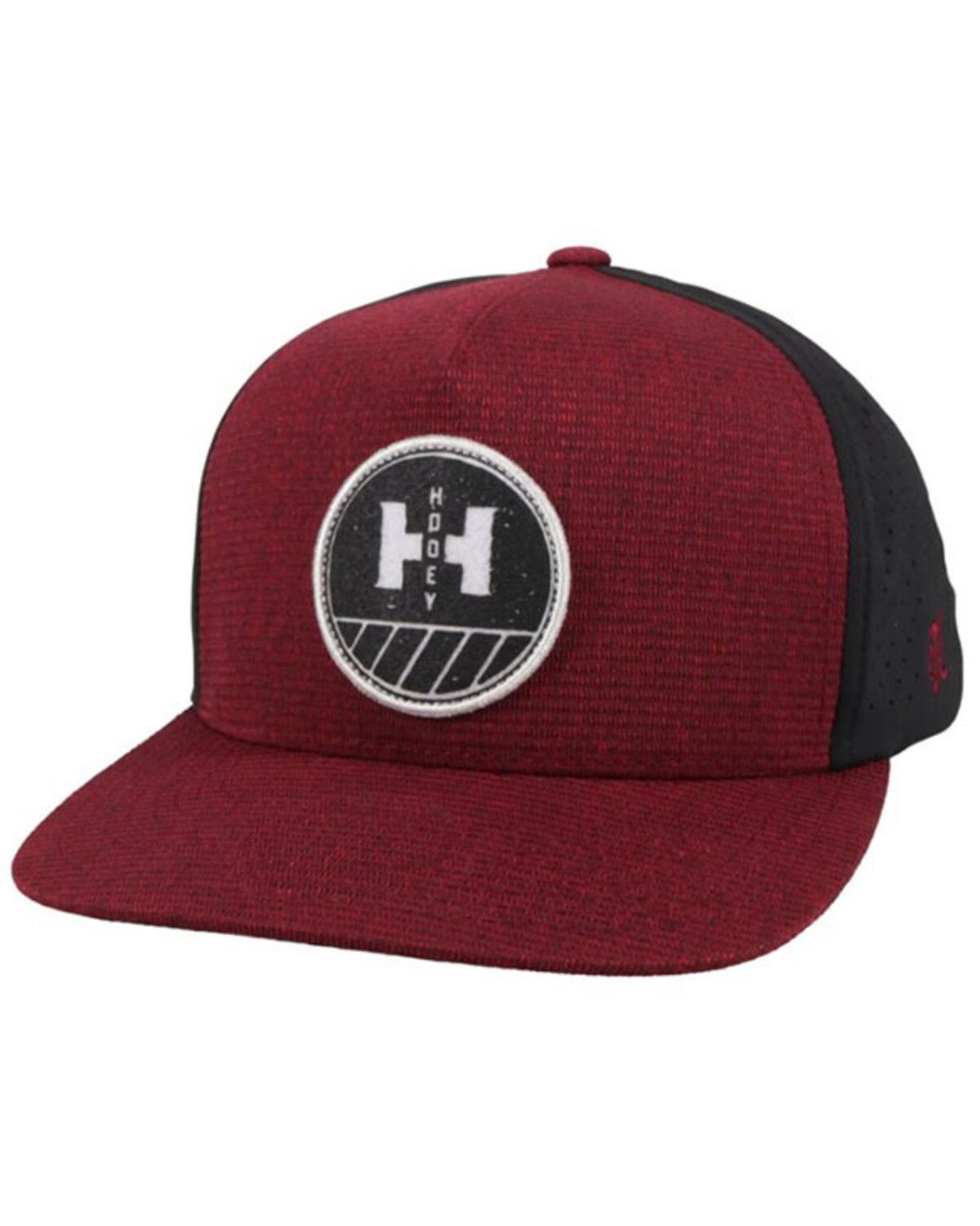 Hooey Men's Plow Trucker Cap, Maroon, hi-res