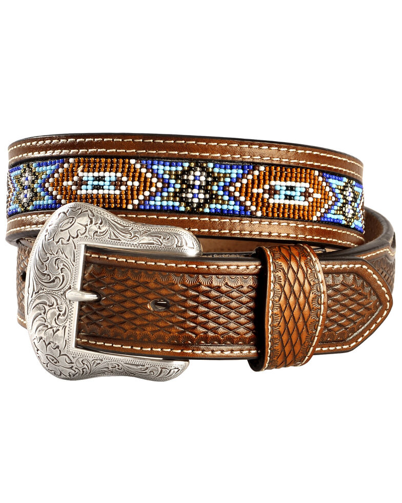 Nocona Basketweave Leather Billets Western Belt - Country Outfitter Nocona Basketweave Leather Billets Western Belt - Country Outfitter