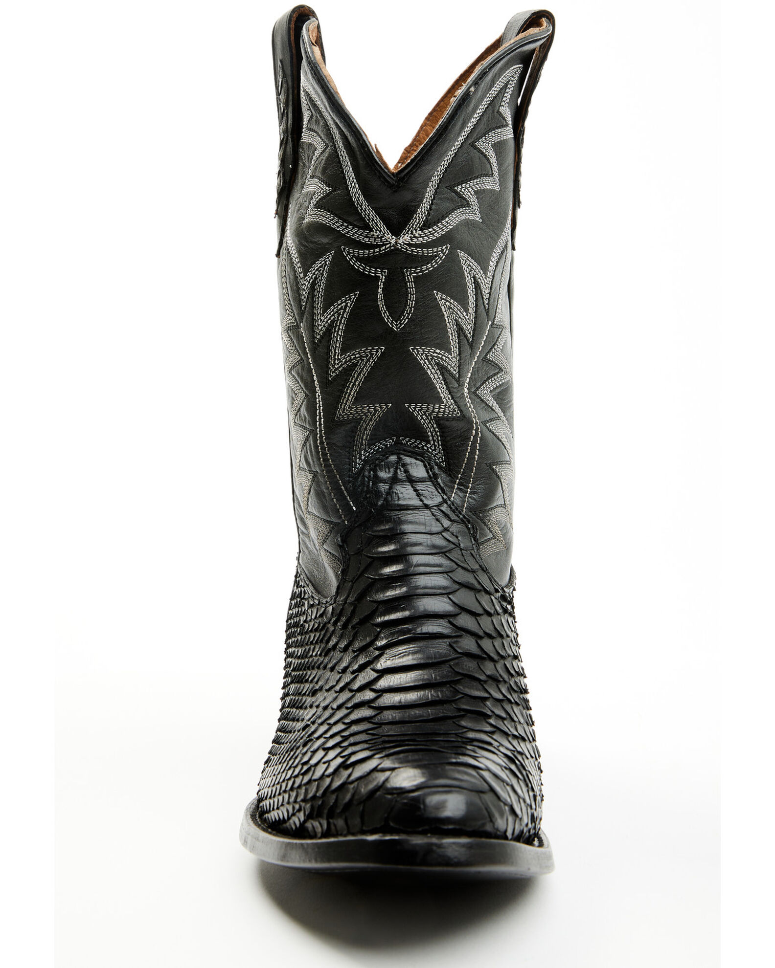 Cody James Men's Exotic Python Western Boots - Round Toe, Black