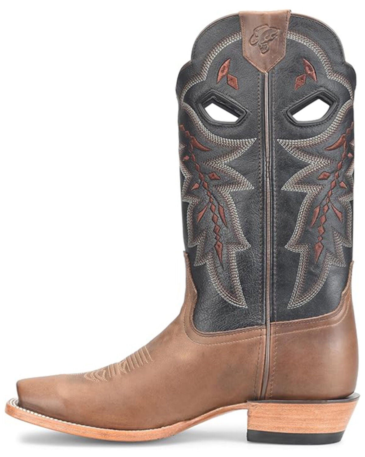 Double H Men's Buckaroo Tall Western Boots - Broad Square Toe, Caramel