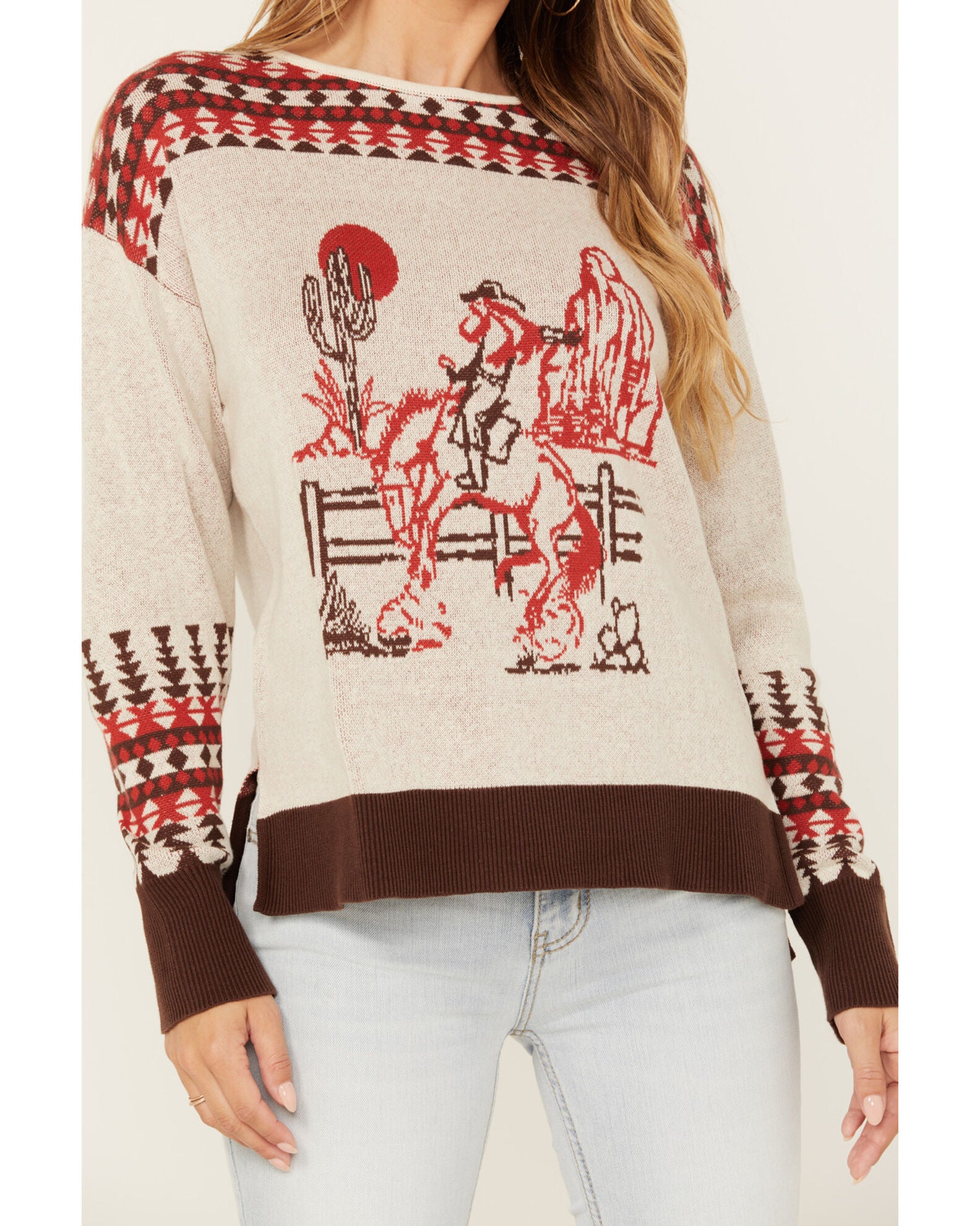 Product Name: Cotton & Rye Women's Vintage Cowgirl Sweater