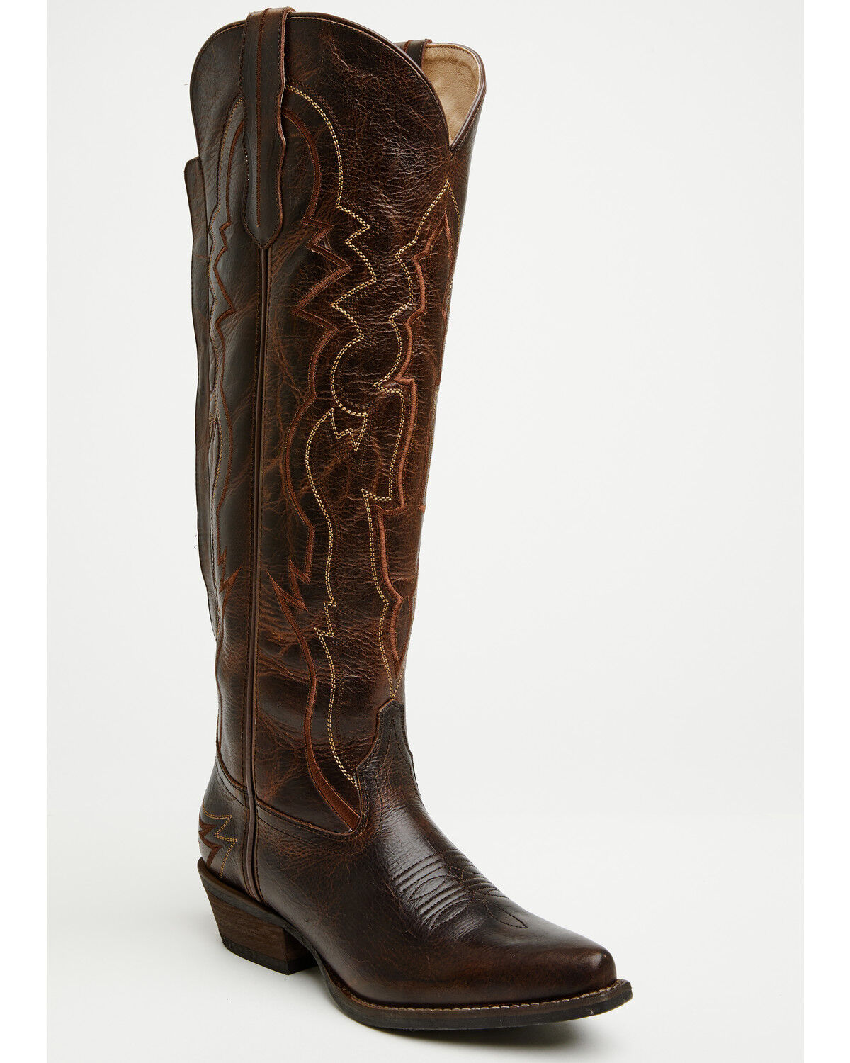 Shyanne Women's Leah Tall Western Boots - Snip Toe, Brown