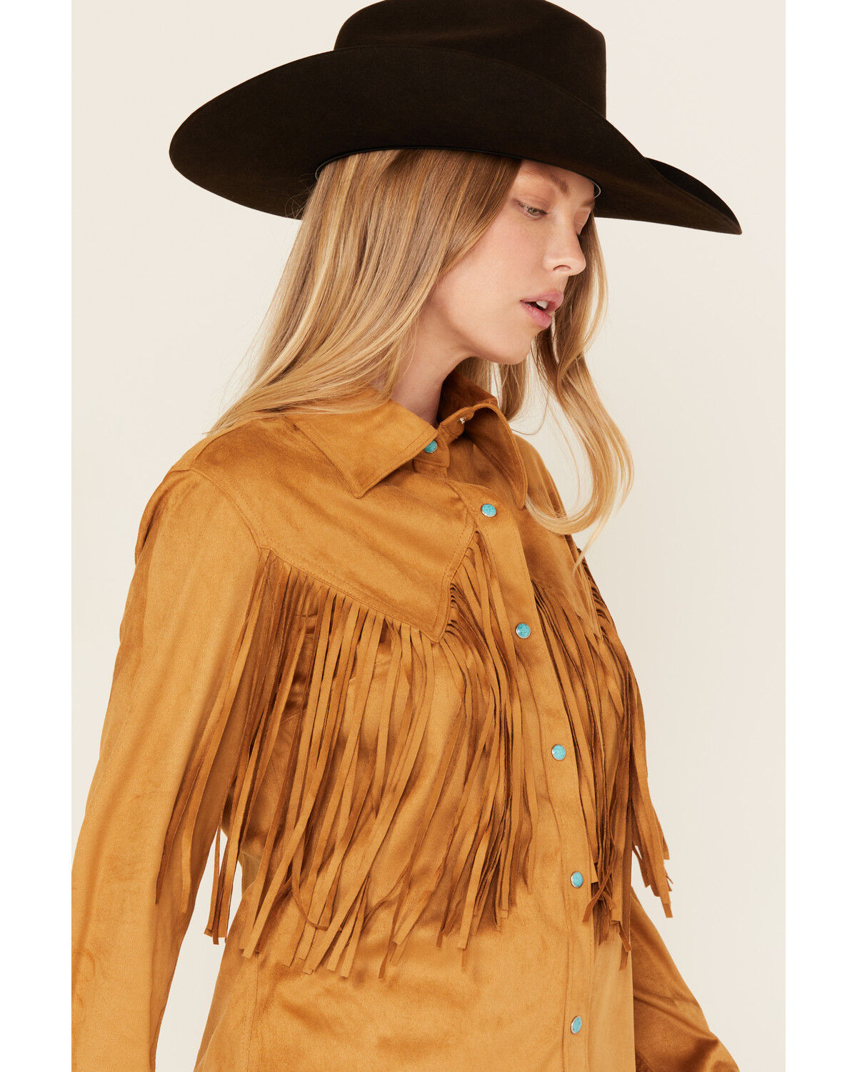 Wrangler x Lainey Wilson Women's Fringe Long Sleeve Snap Wrangler x Lainey Wilson Women's Fringe Long Sleeve Snap