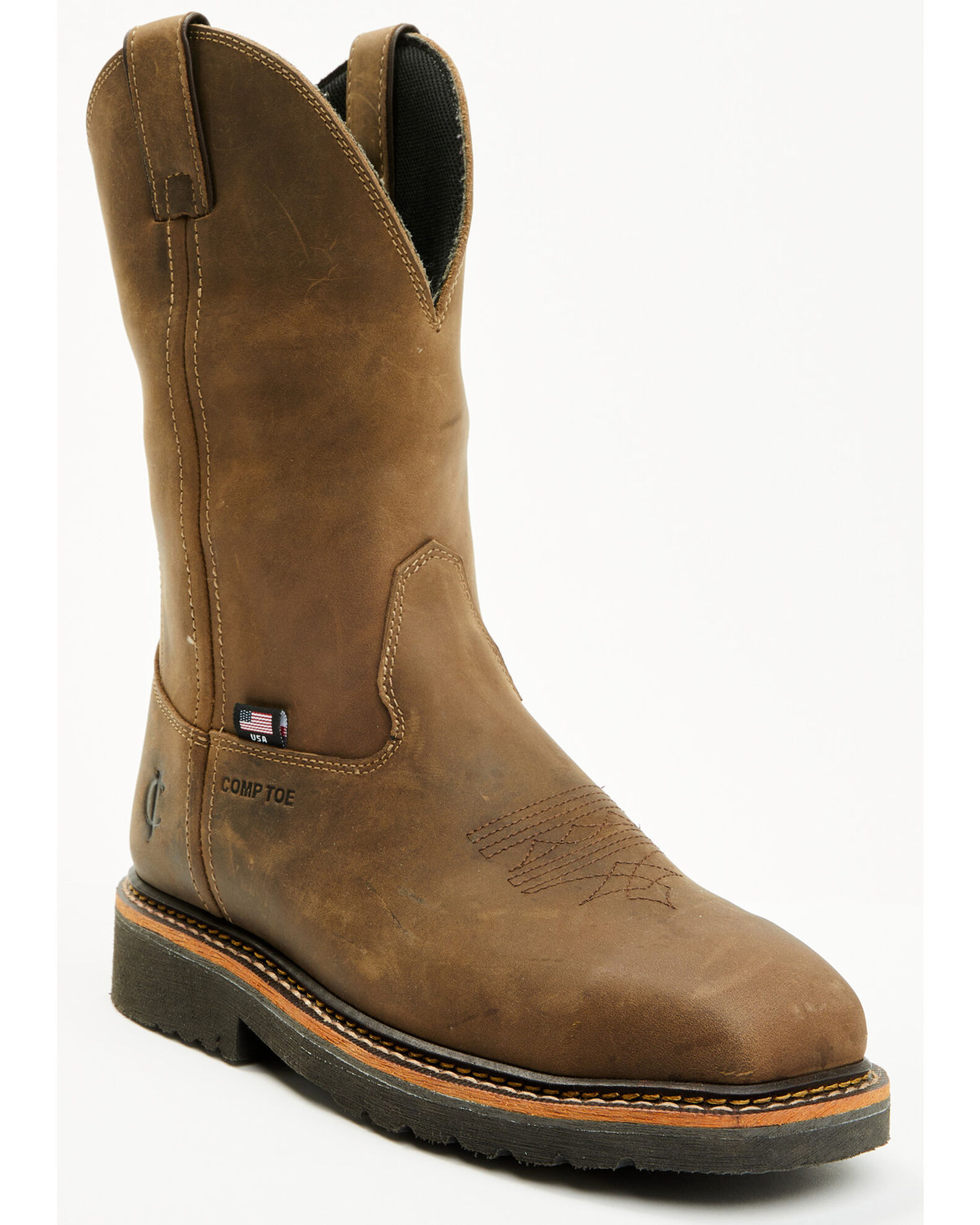 Product Name: Cody James Men's Pull-On Waterproof Work Boots ...