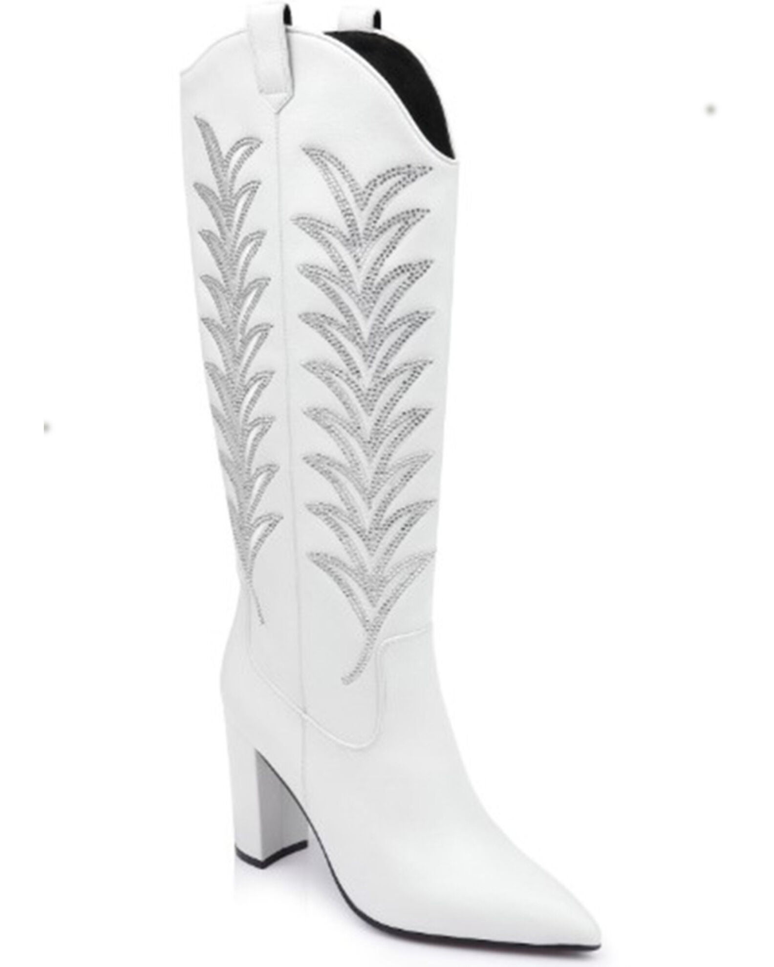 Product Name: Daniel X Diamond Women's The Tall T Leather Western Boots ...