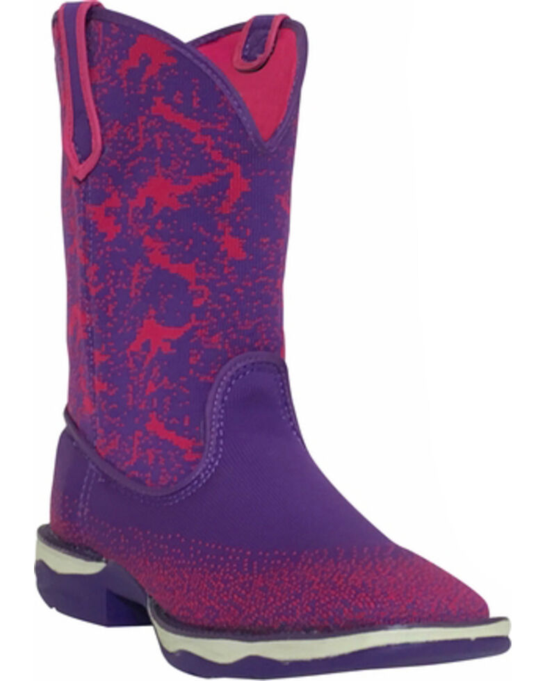 Laredo Women's Purple Performair Washable Western Boots - Square Toe ...