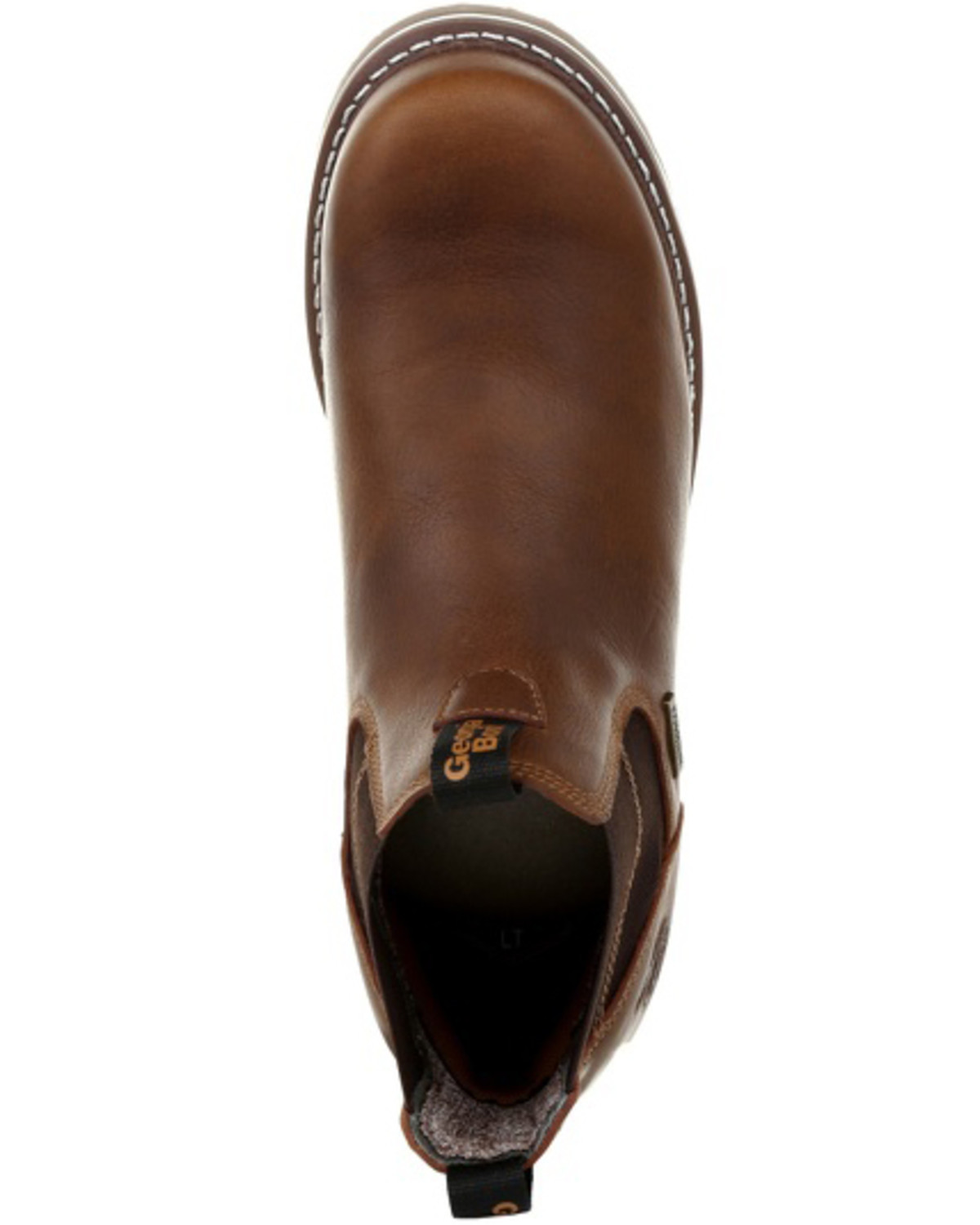 Georgia Boot Men's Waterproof Chelsea Work Boots - Steel Toe - Country ...